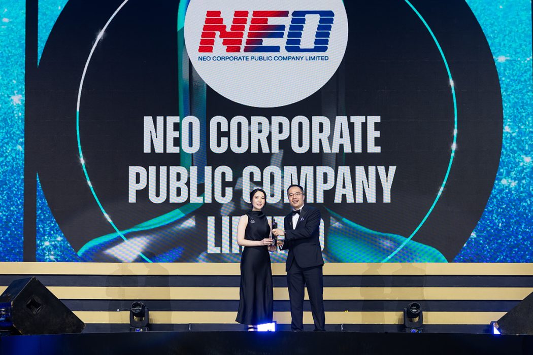 NEO คว้ารางวัลองค์กรน่าร่วมงานด้วยที่สุดในเอเชีย | NEO Corporate