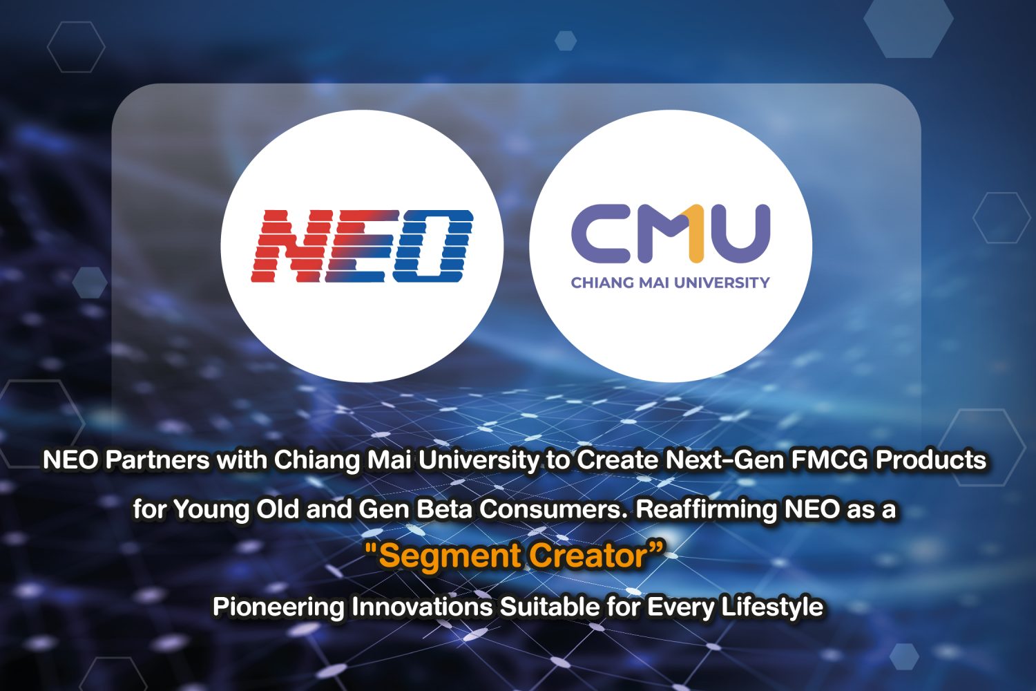 NEO with CMU to Serve the Young Old Group | NEO Corporate